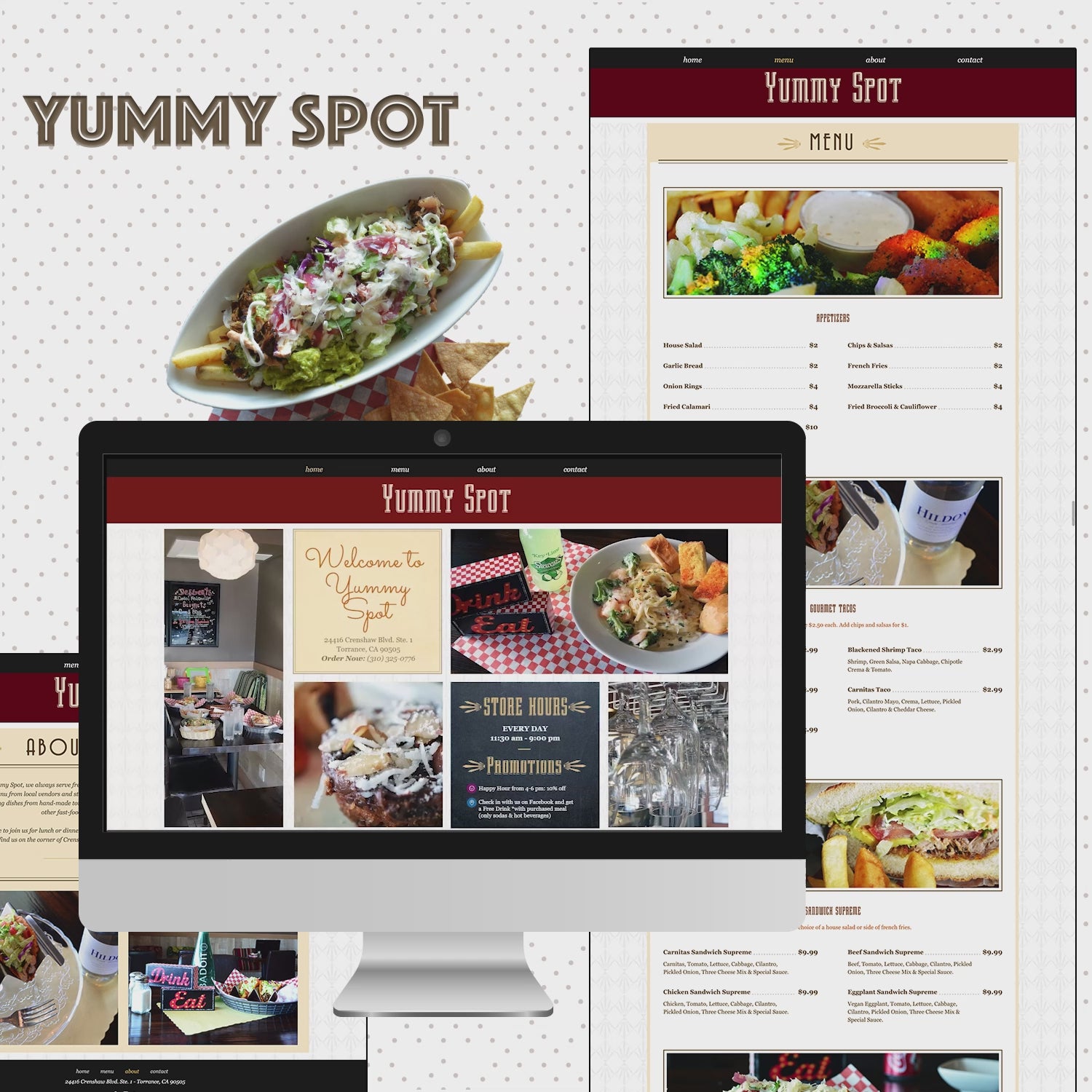 Restaurant Menu Website – funnelception